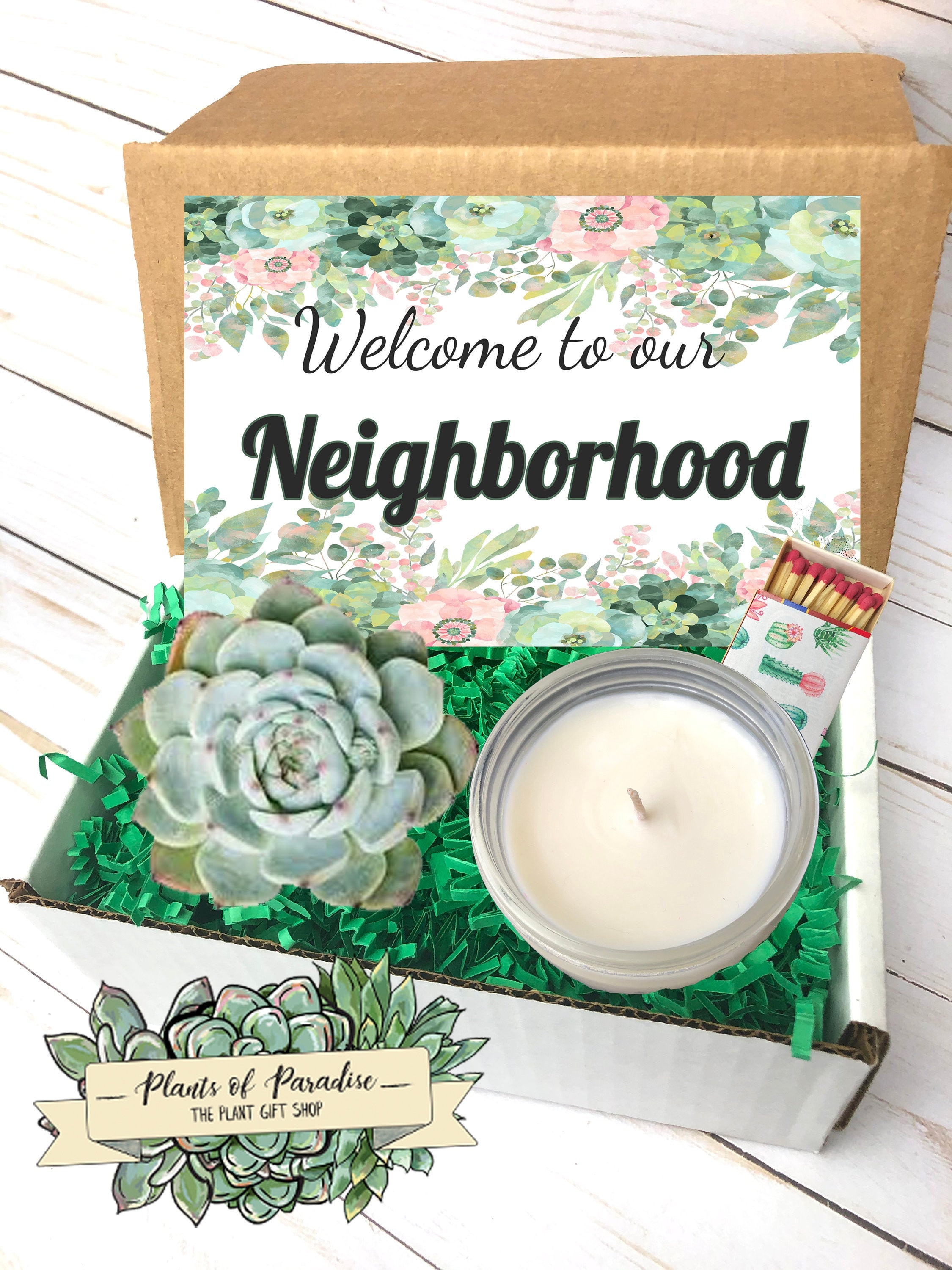 Welcome to Our Neighborhood New Neighbors Gift Succulent | Etsy