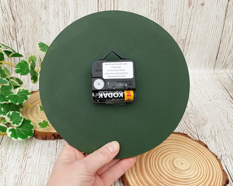 Poppy Hand Painted Wall Art Clock | Etsy