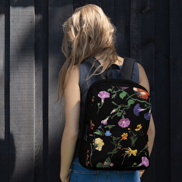 Floral Backpack - Etsy