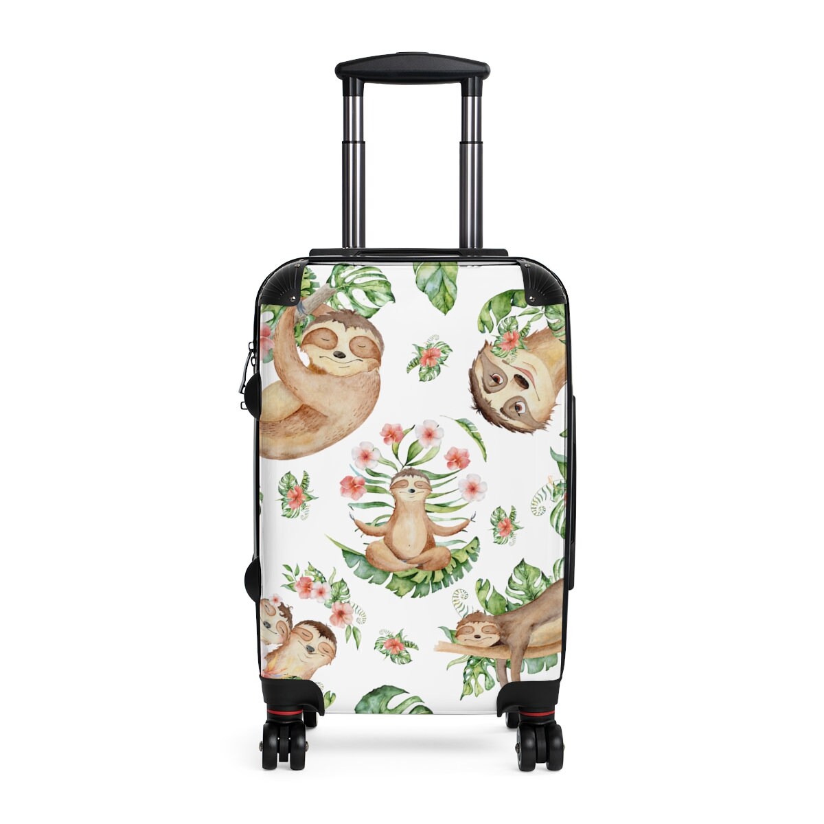 Sloth Carry On Suitcase Wheels, Kids Suitcase On Wheels | Printerval Canada