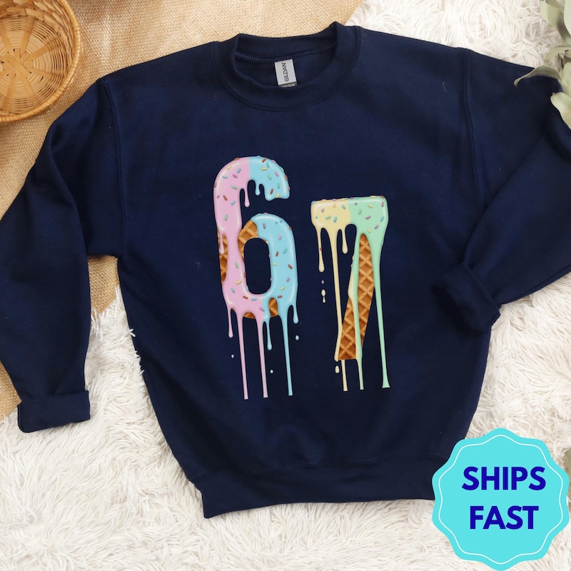 67 Drip Sweatshirt Kids - Etsy