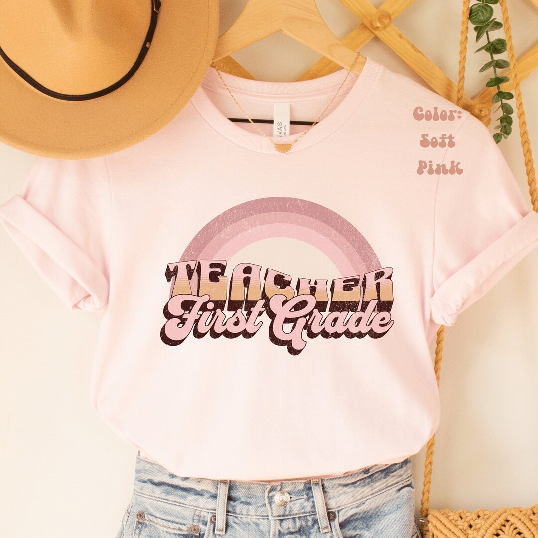 First Grade Teacher Shirt 1st Grade Teacher T-shirt First - Etsy