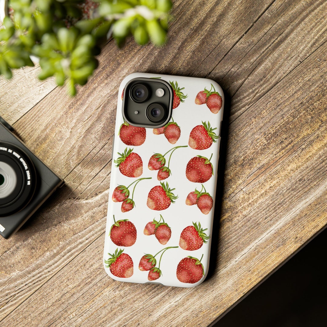 Cute Strawberry Phone Case, Strawberry Phone Case, Cute Fruit Phone ...