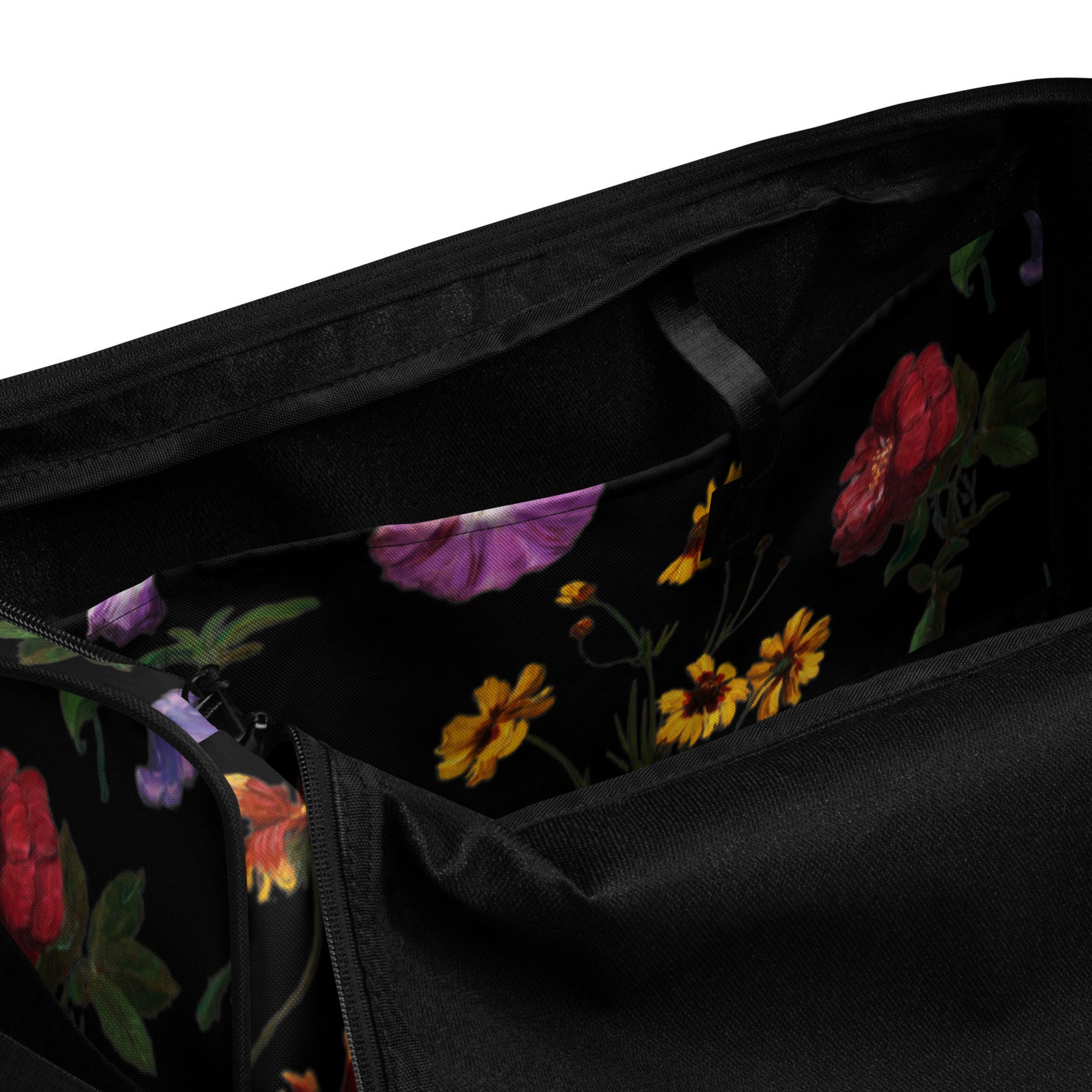 Floral Wildflower Duffel Bag, Duffel Bag Floral, Dancing Bag Duffel ...