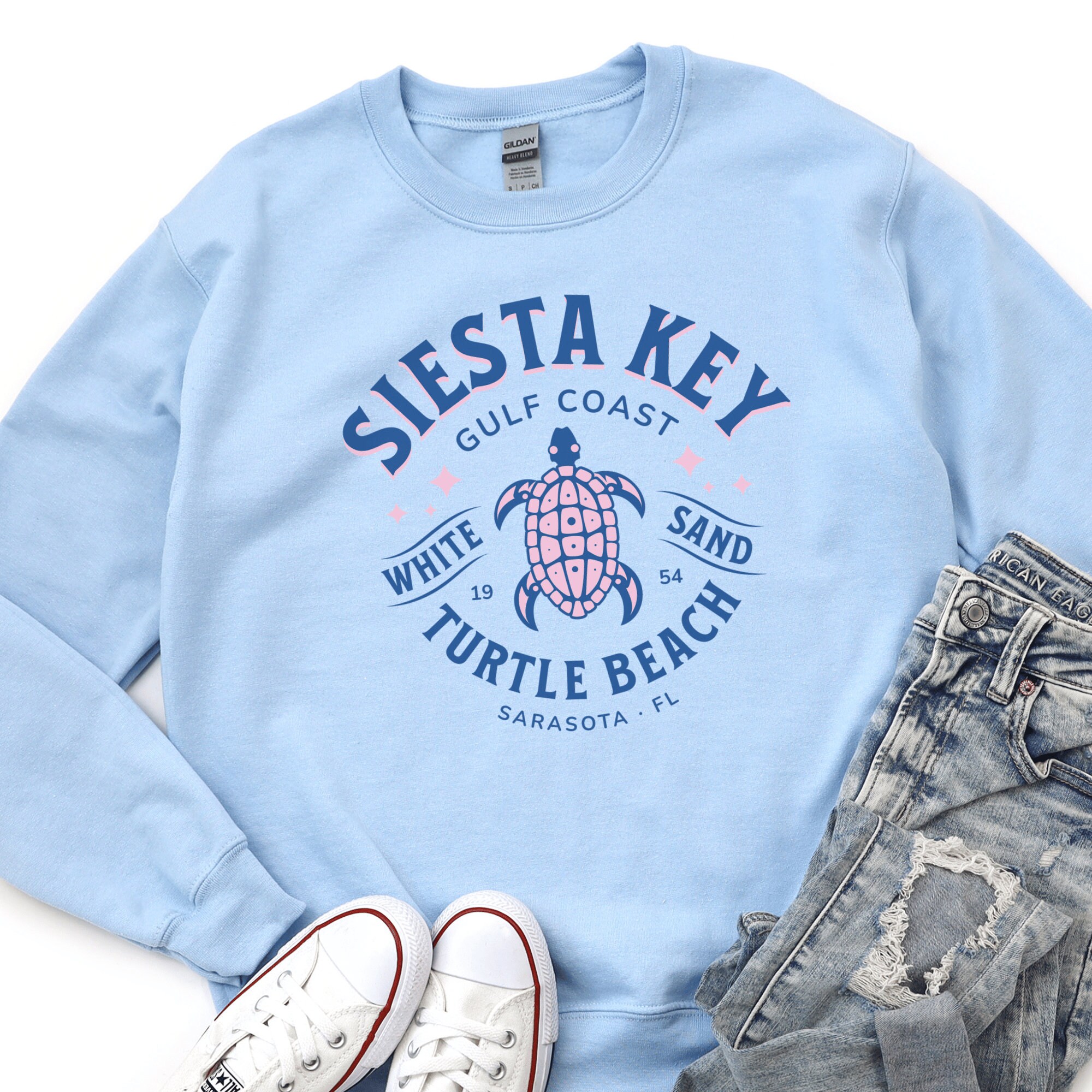 Siesta Key Sweatshirt for Women, Siesta Beach Sweatshirt, Siesta Keys ...