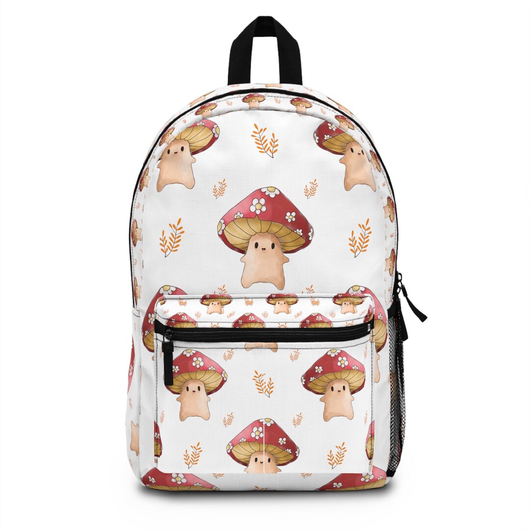 Cute Mushroom Kids Backpack for Back to School, Cottagecore Backpack ...