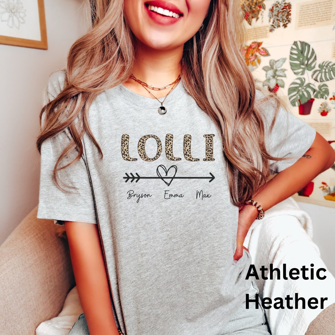 Lolli Shirt Personalized With Names Custom Lolli T-shirt - Etsy