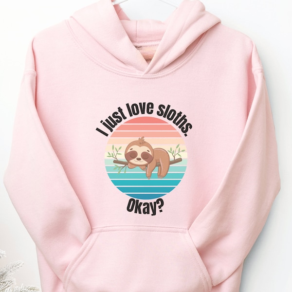 Sloth Hoodie - Etsy