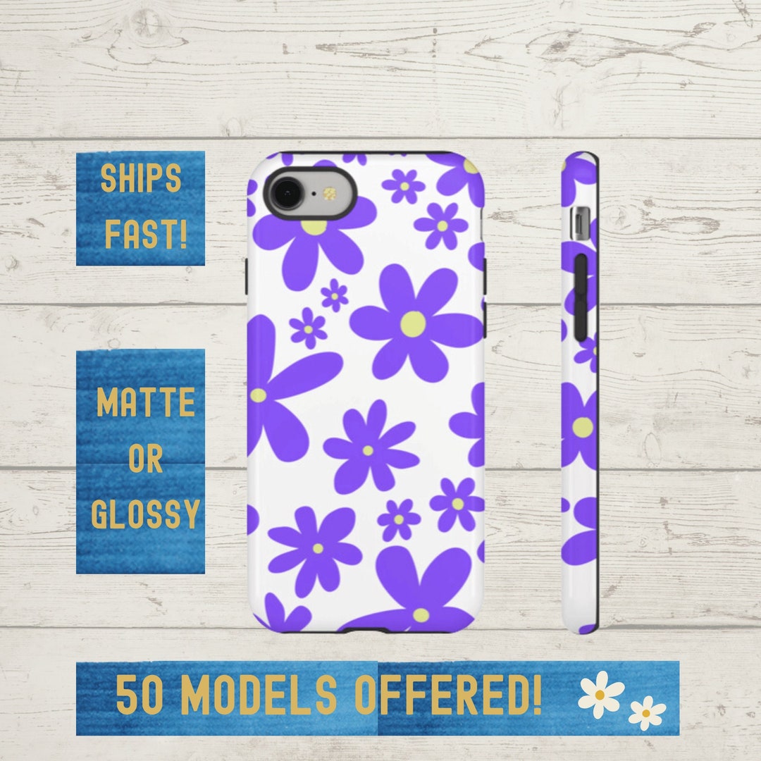 Daisy Phone Case, Cute Retro Daisy Flower Phone Case, Daisies Phone ...