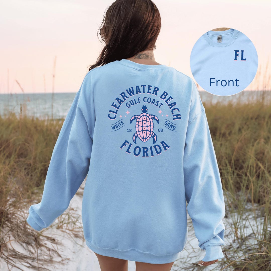 Clearwater Beach Sweatshirt Florida Sweatshirt Beach Sweatshirt for ...