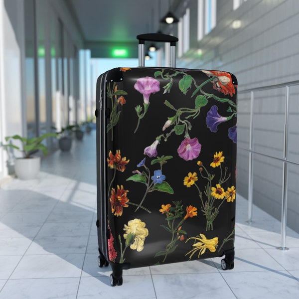 Floral Suitcase - Etsy