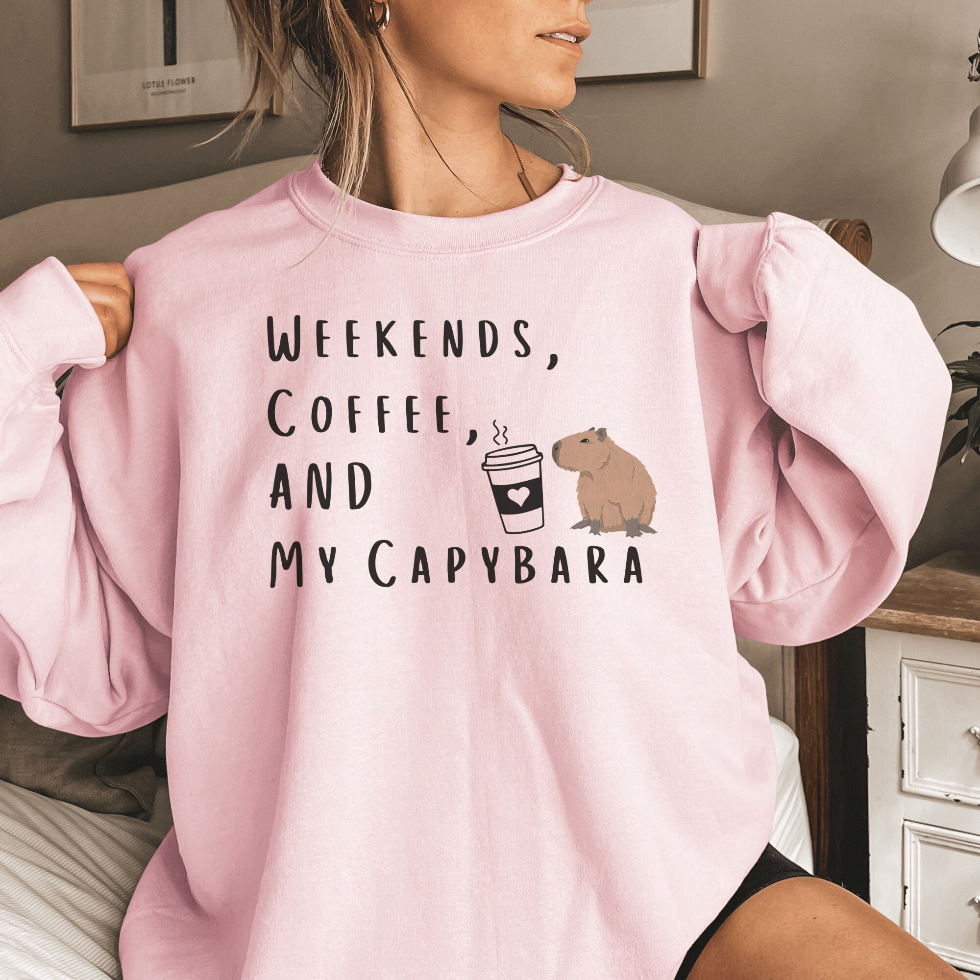 Capybara Sweatshirt, Capybara Shirt, Capybara Gift, Capybara Gifts ...