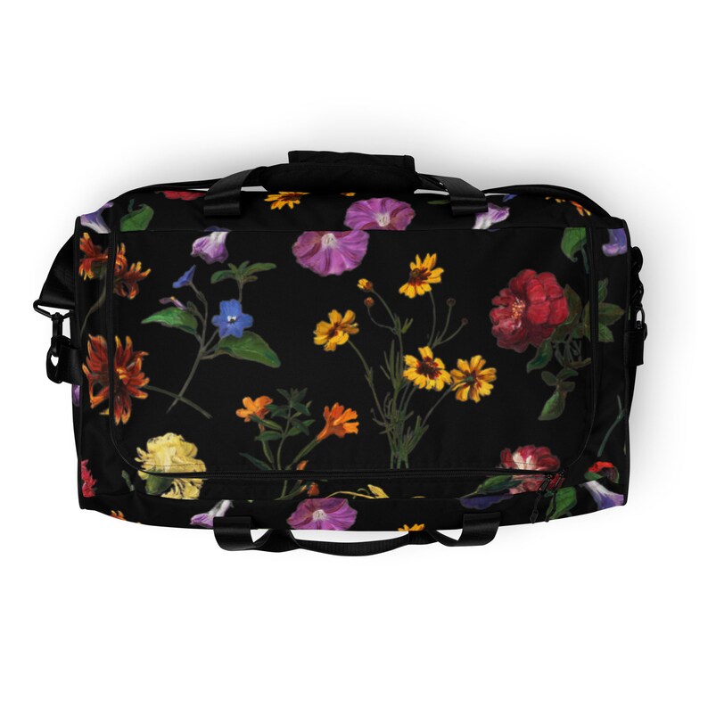 Floral Wildflower Duffel Bag Duffel Bag Floral Dancing Bag - Etsy