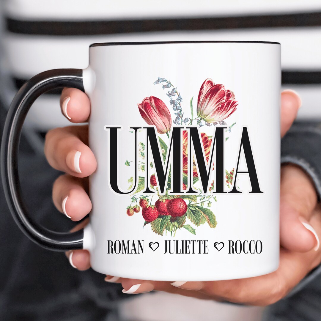 Umma Mug Custom With Grandkids Names Personalized Gift Idea Mothers Day ...