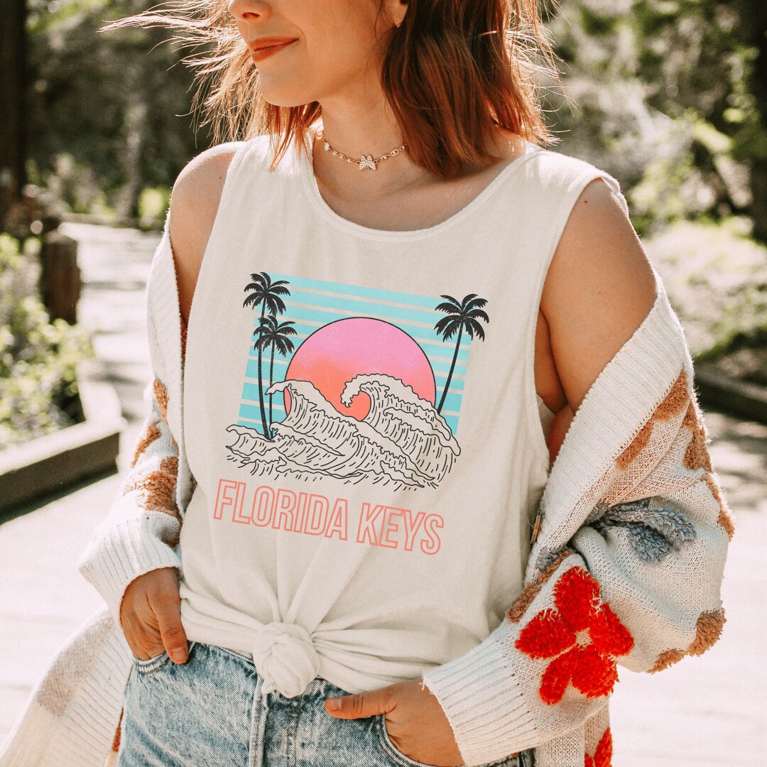 Florida Keys Tank Top Comfort Colors Tank Beach Bachelorette Party ...