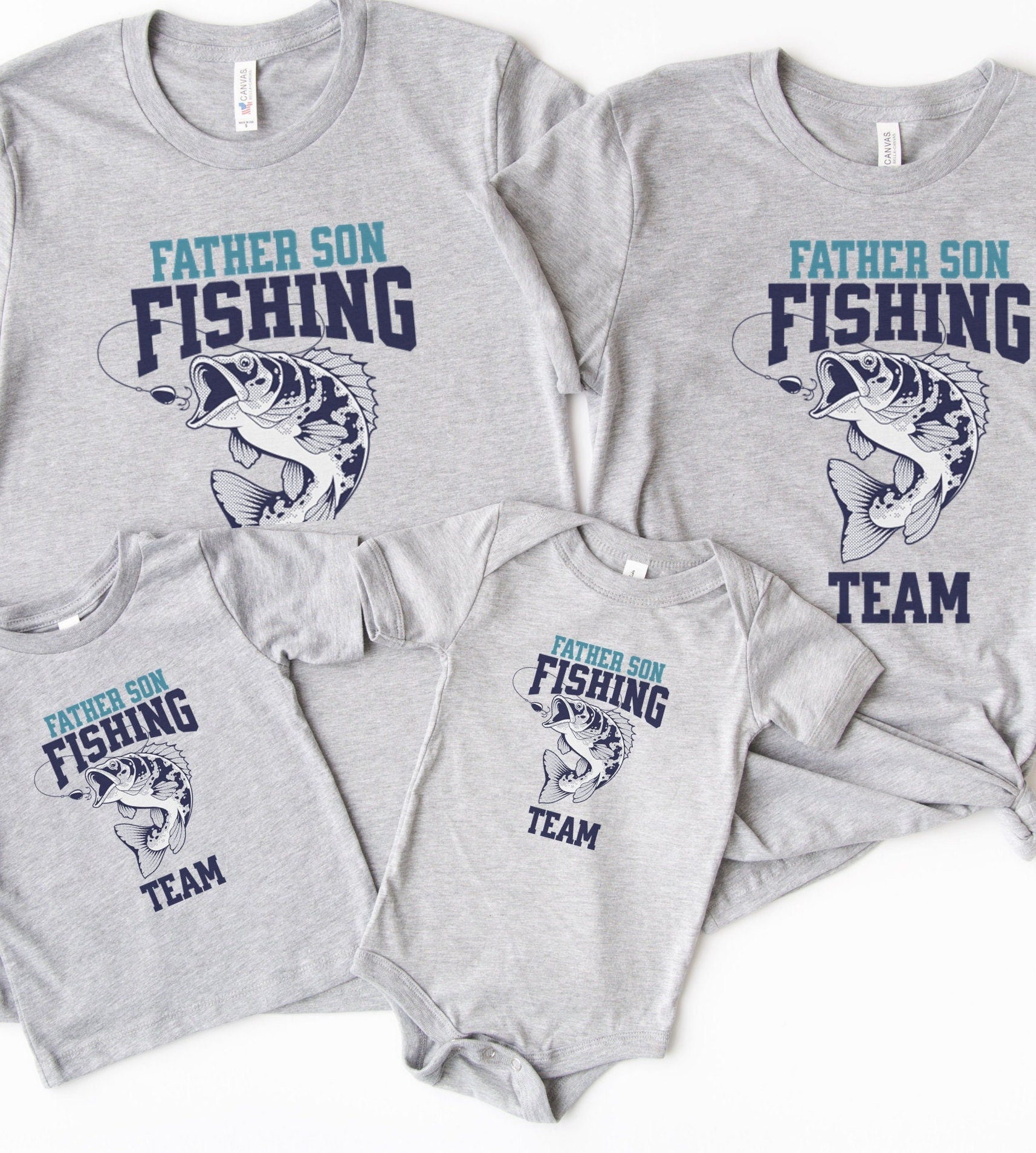 Father Son Fishing Shirts Matching Father and Son Fishing, Father Son ...