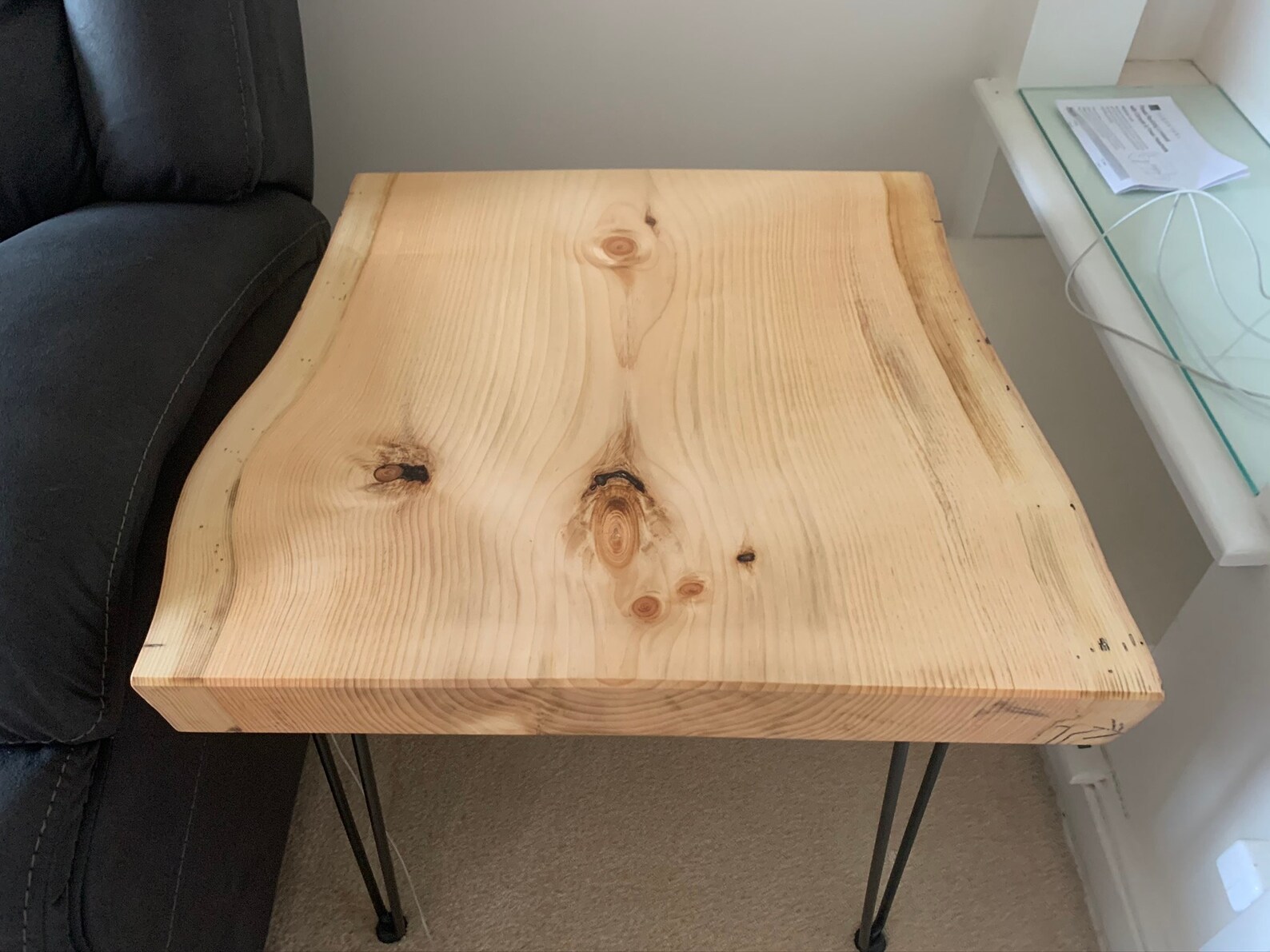 Eastern White Pine Slab End Table Set - Etsy