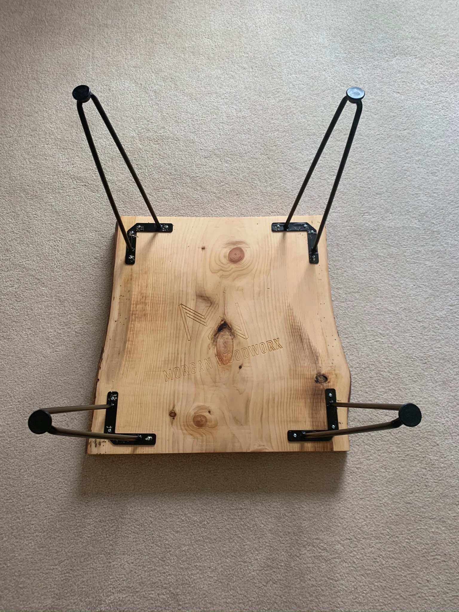 Eastern White Pine Slab End Table Set - Etsy