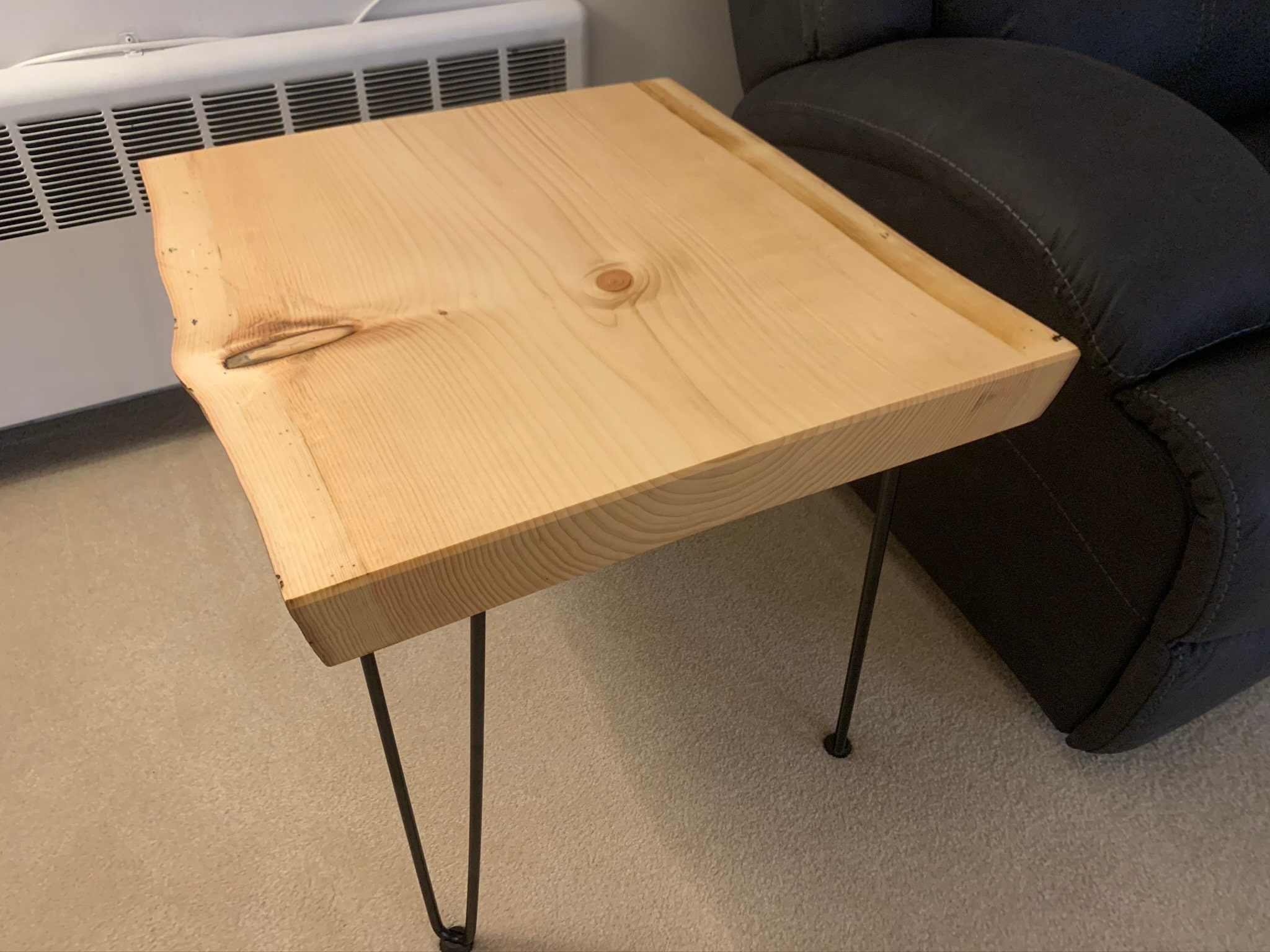 Eastern White Pine Slab End Table Set - Etsy