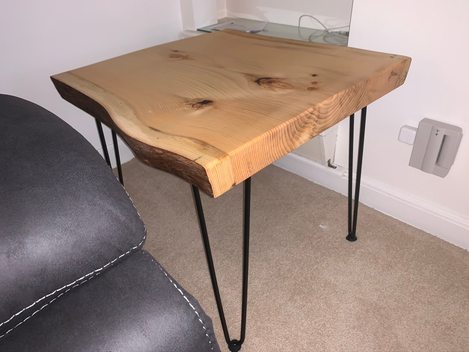 Eastern White Pine Slab End Table Set - Etsy