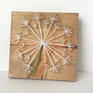Stained Dandelion String Art | Perfect for Everyday Home Decor ...