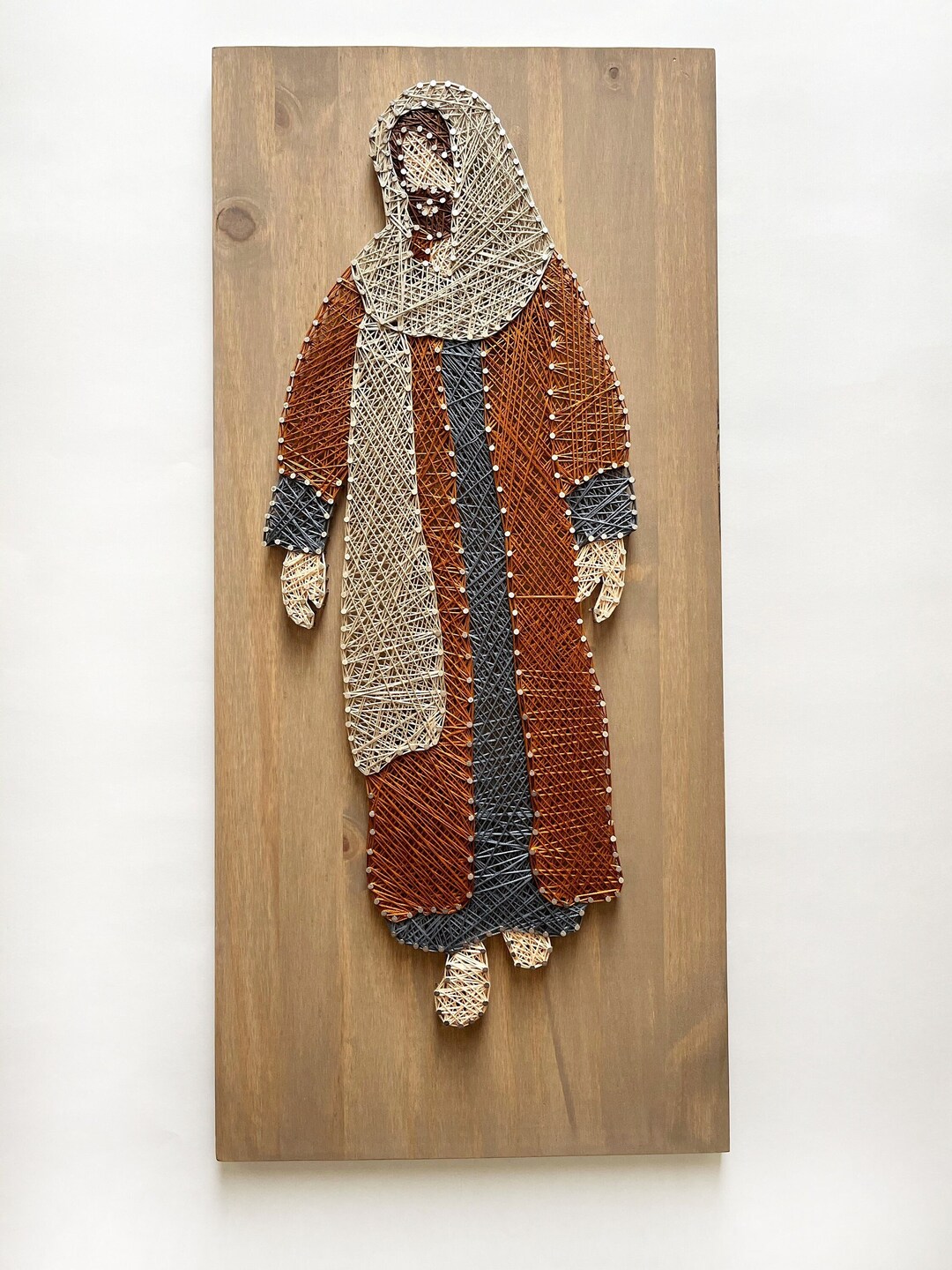 Large String Art Portrait of Jesus Christ BLUE Religious - Etsy