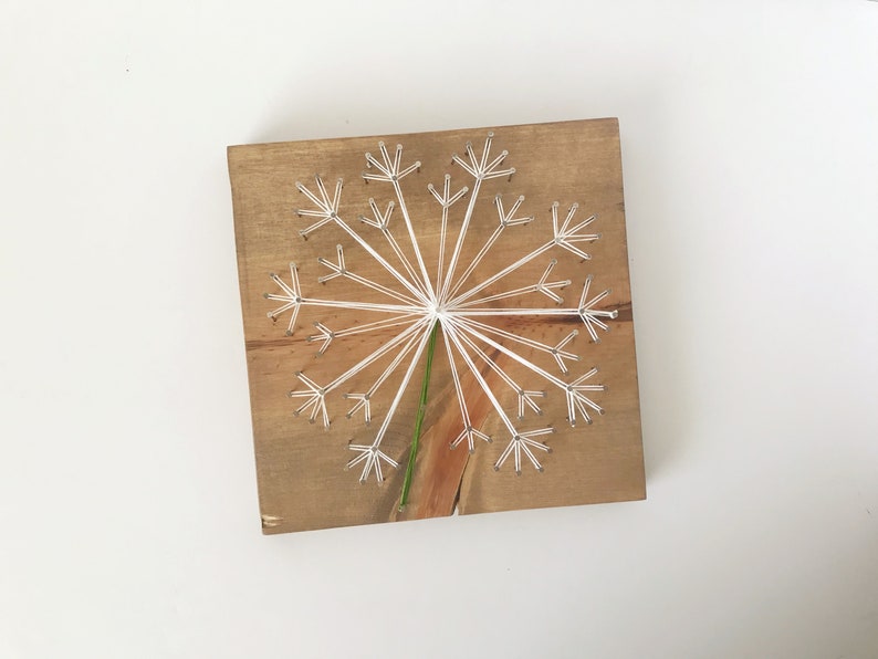 Stained Dandelion String Art Perfect for Everyday Home Decor - Etsy