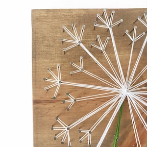 Stained Dandelion String Art | Perfect for Everyday Home Decor ...