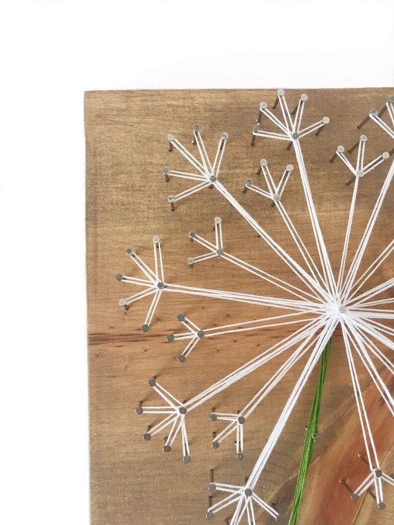 Stained Dandelion String Art Perfect for Everyday Home Decor - Etsy