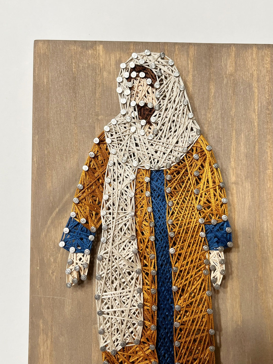 Small String Art Portrait of Jesus Christ READY TO SHIP - Etsy