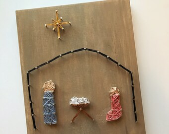 Nativity String Art | Etsy