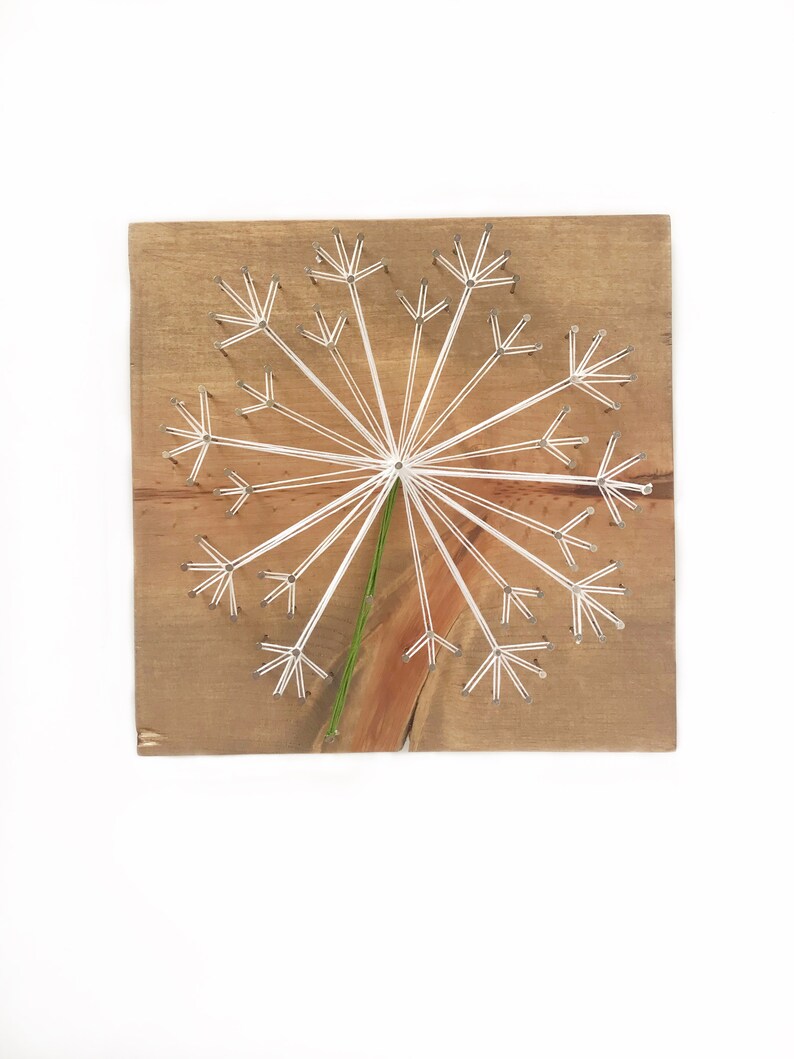 Stained Dandelion String Art Perfect for Everyday Home Decor - Etsy