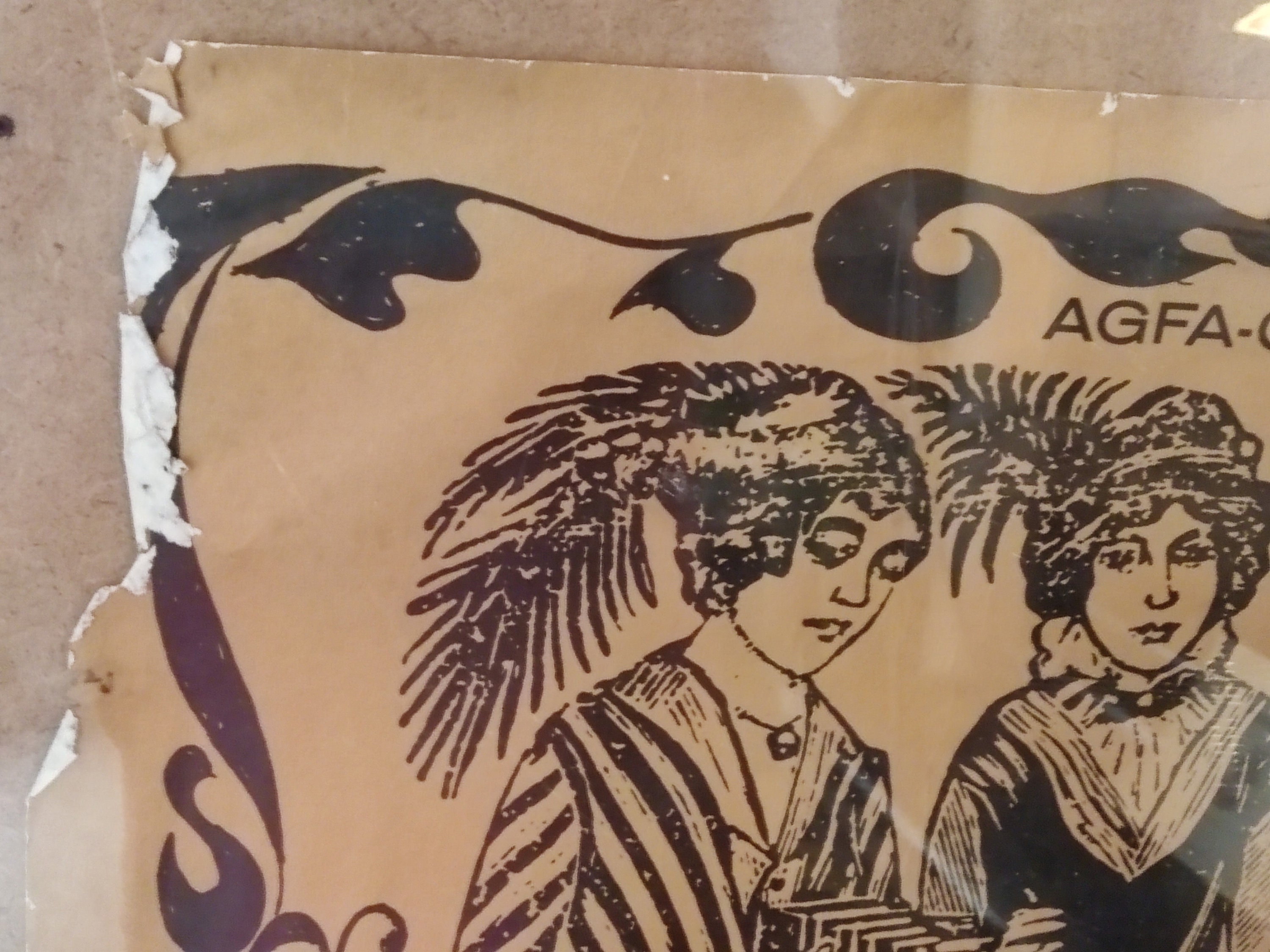 Vintage großes Agfa Gevaert Poster: für Fotos besonders | Etsy