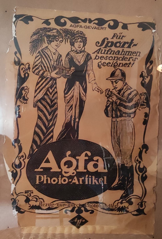 Vintage Large Agfa Gevaert Poster: particularly Suitable | Etsy UK