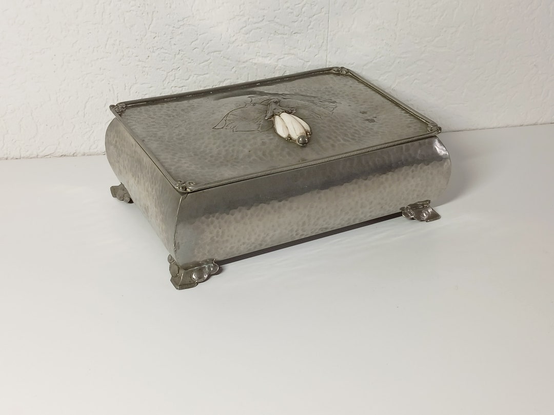 Pewter Casket Pewter Box Max Mauritzen Handmade Denmark Fine Wood ...
