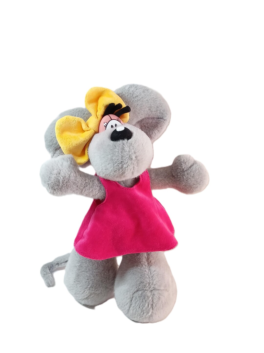 Diddlmaus 25 Cm Diddl Maus Depesche Diddl With Yellow Bow and Red ...