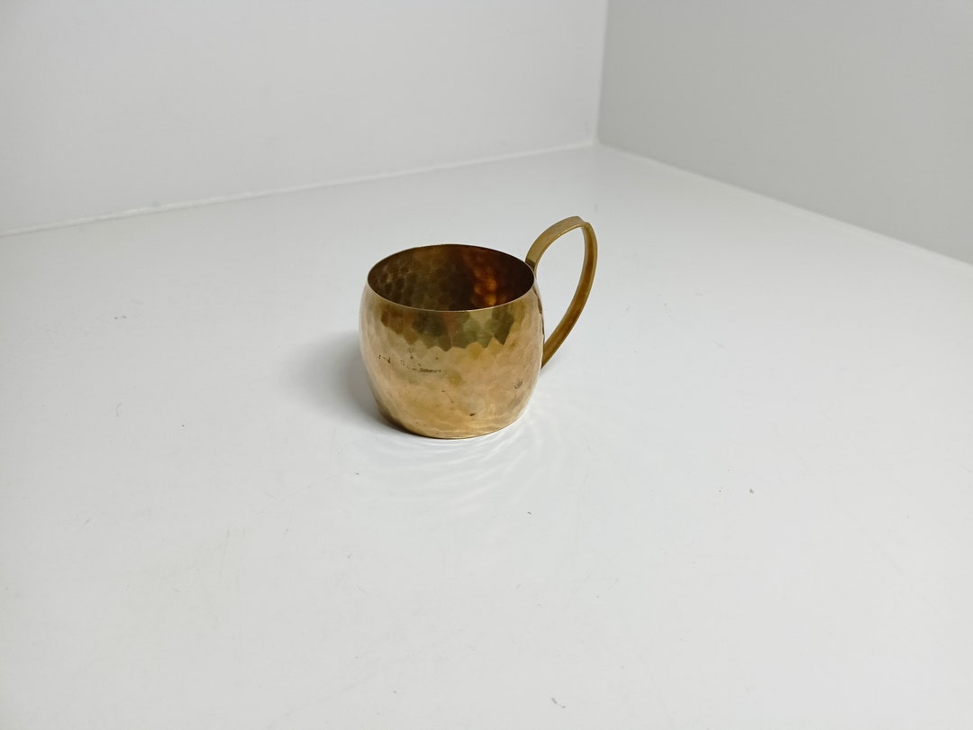 Brass Cup Hammered Hallmarked With Two Fish - Etsy