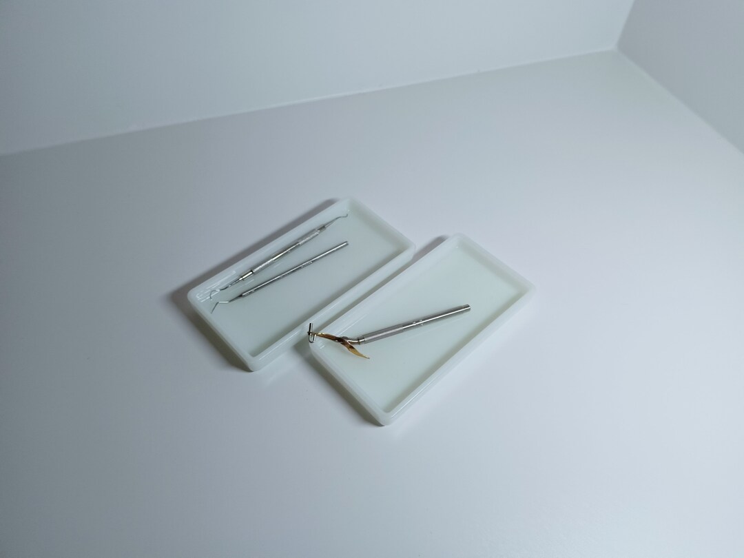 Dentist Tools Two Glass Bowls White Becht Germany 20 X 10 Cm a Filling ...