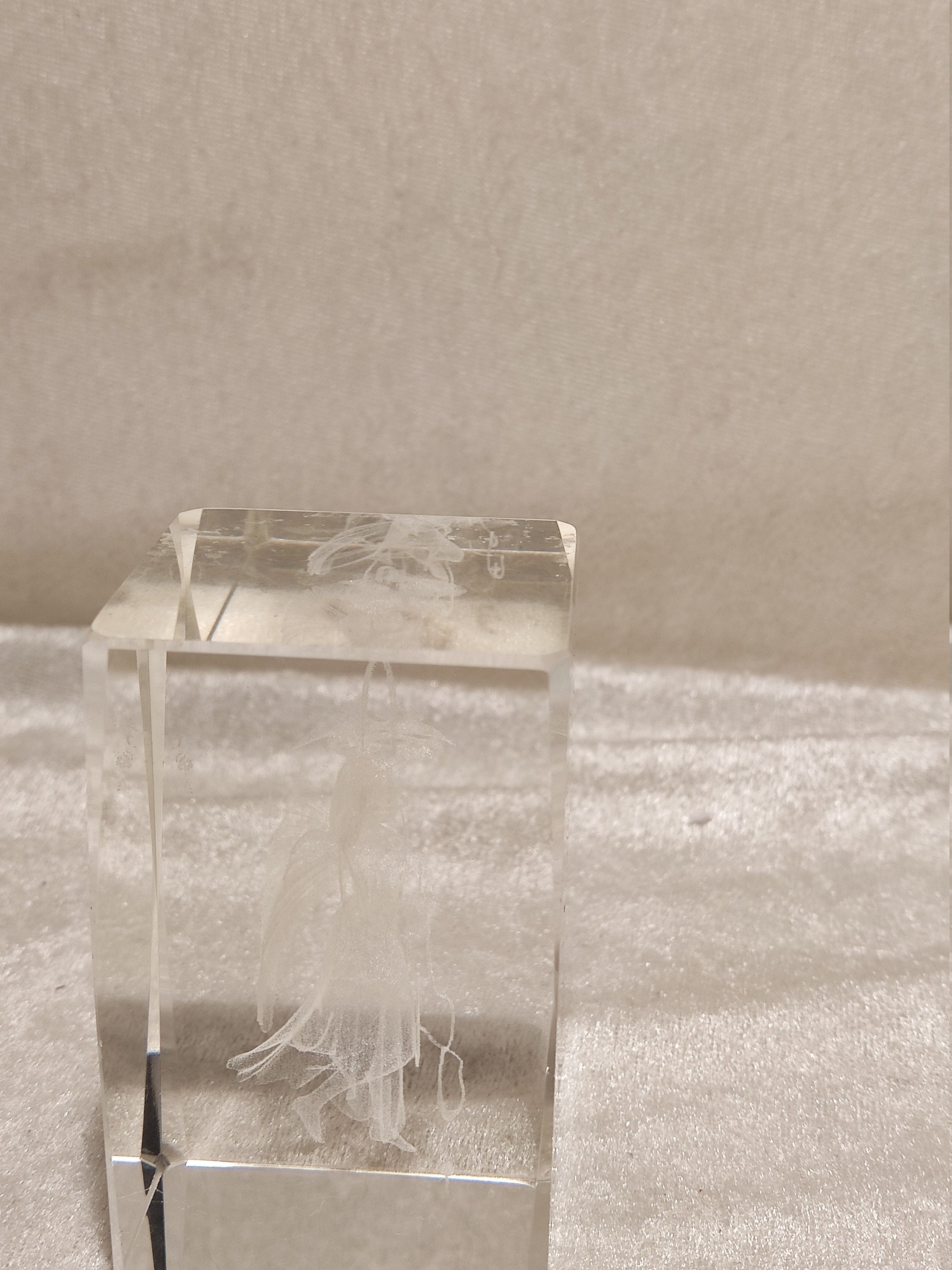 Lasered glass crystal with fairy glass crystal fairy figure | Etsy