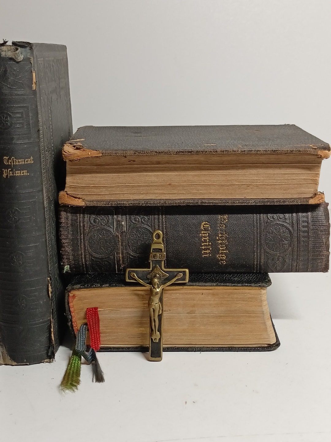 Jesus Cross INRI Brass Vintage Crucifix Made of Metal With the Body of ...