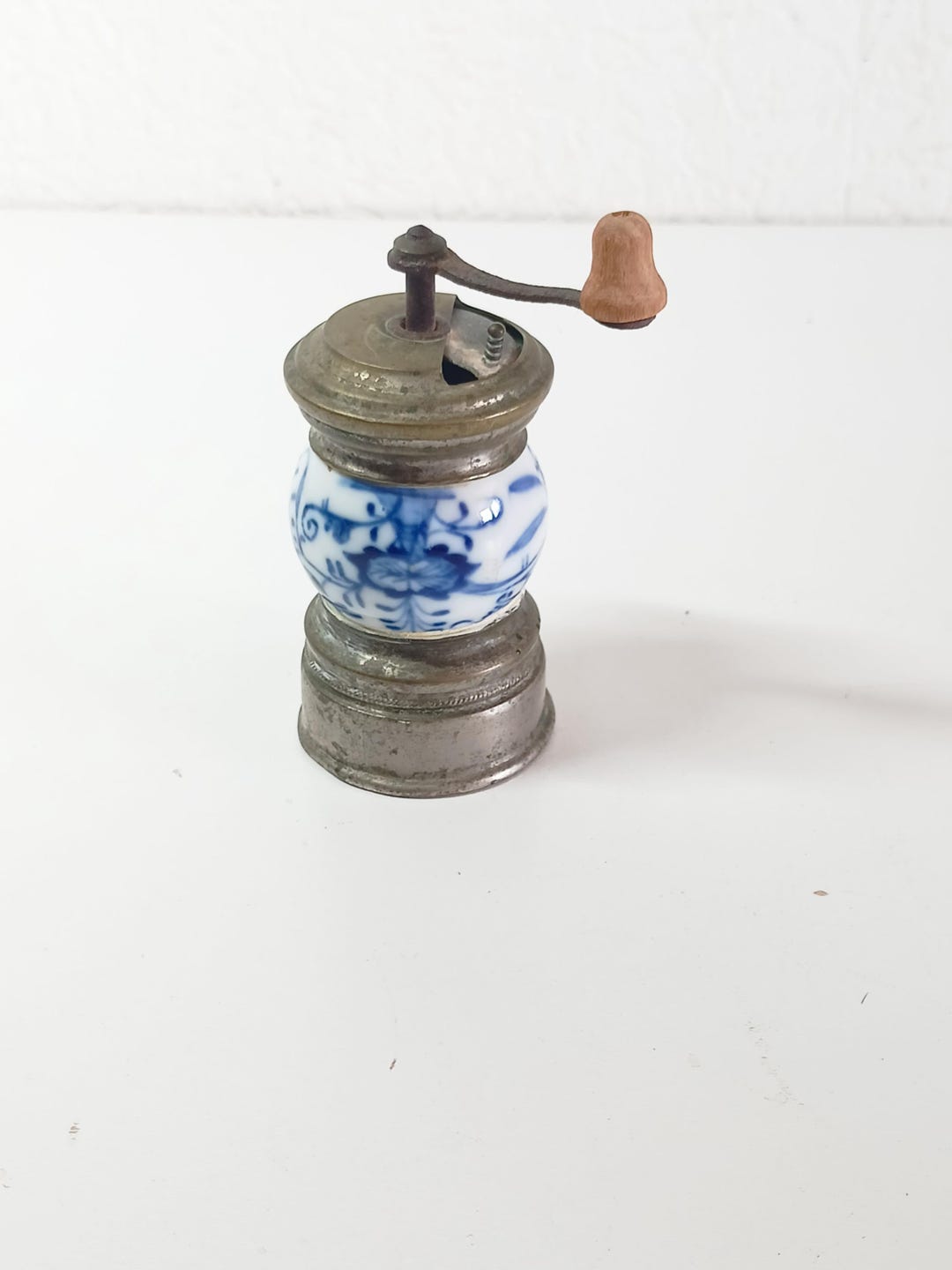 Pepper Mill Mill Denmark Mill Made of Brass and Porcelain Vintage ...