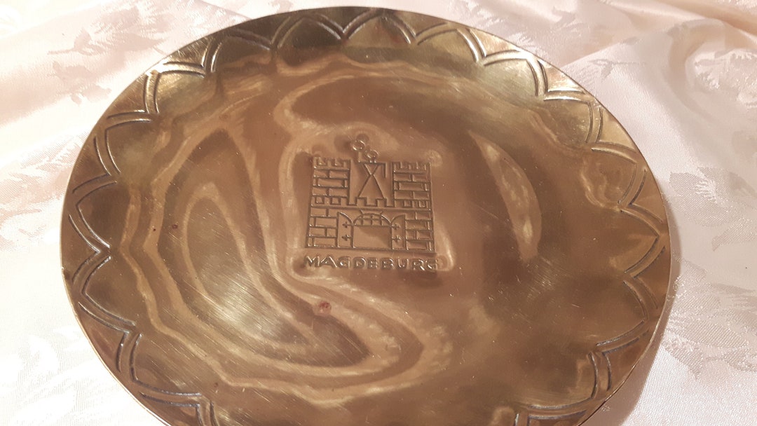 Magdeburg 17 Cm Brass Plate Plate Brass From Solid Brass Decoration ...