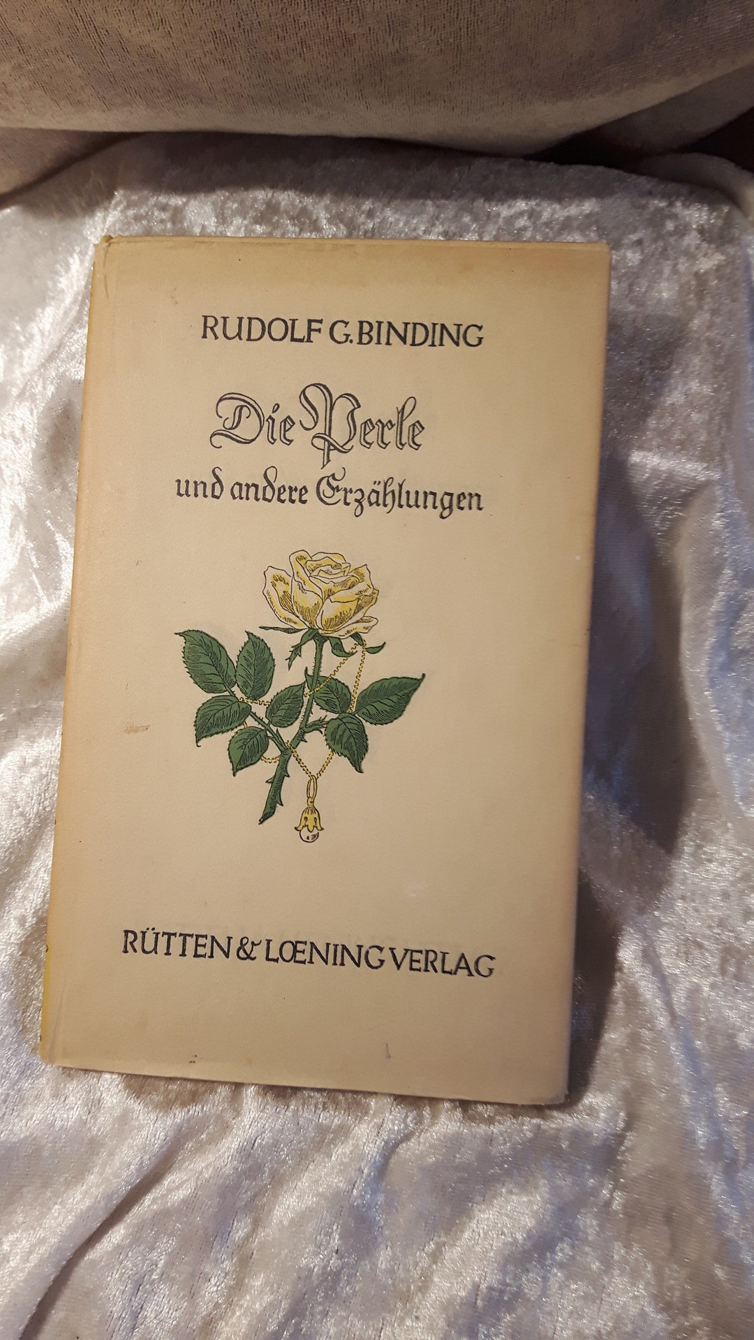 Vintage Book Book by Rudolf Binding the Pearl of 1941 - Etsy