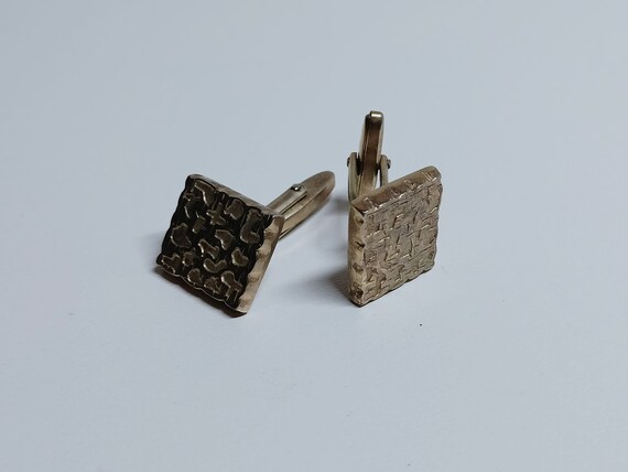 Cufflinks Brutalist Style - Gem