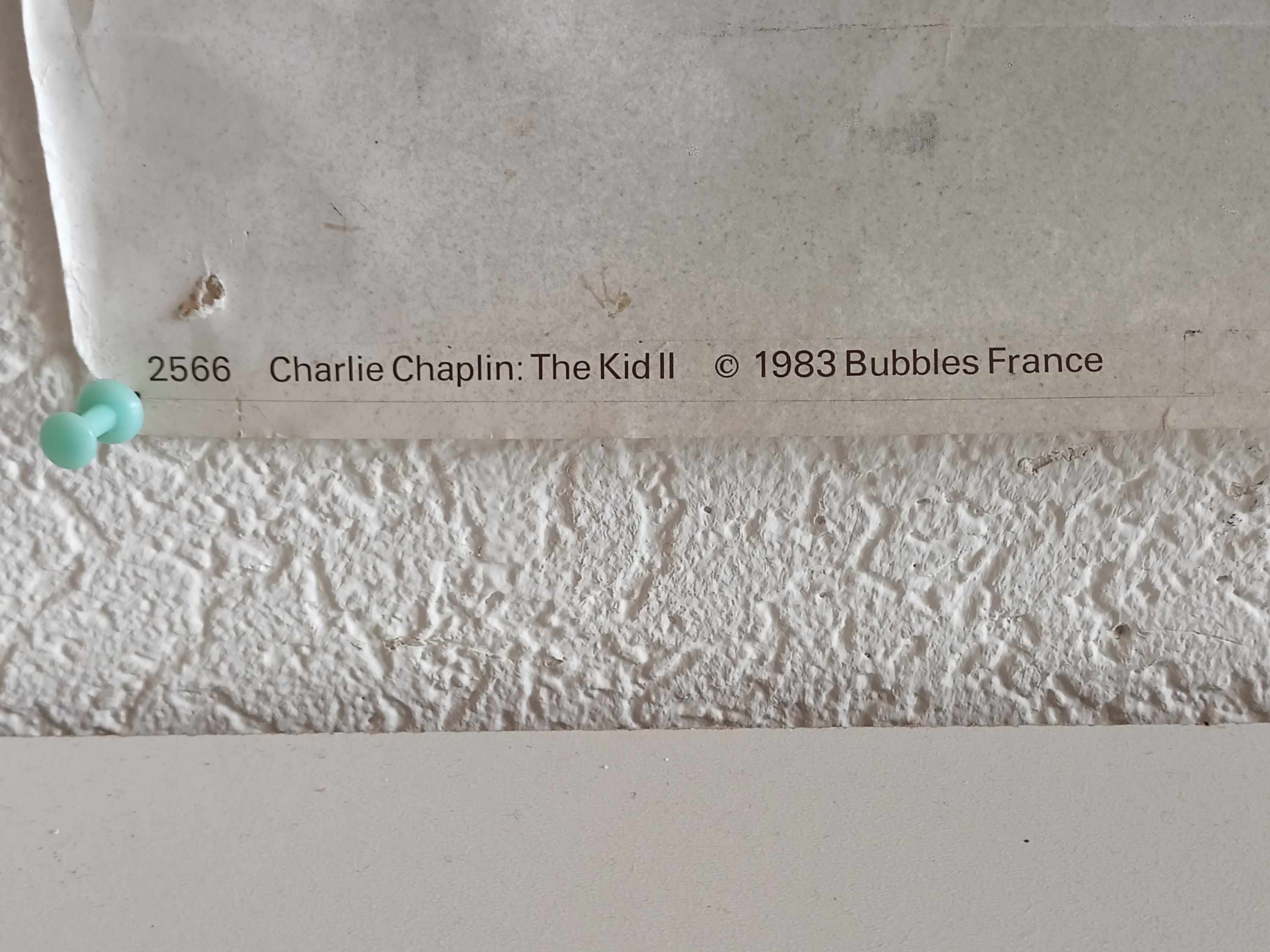 Shabby Original 80s Poster Charlie Chaplin the Kid, an Original Poster ...