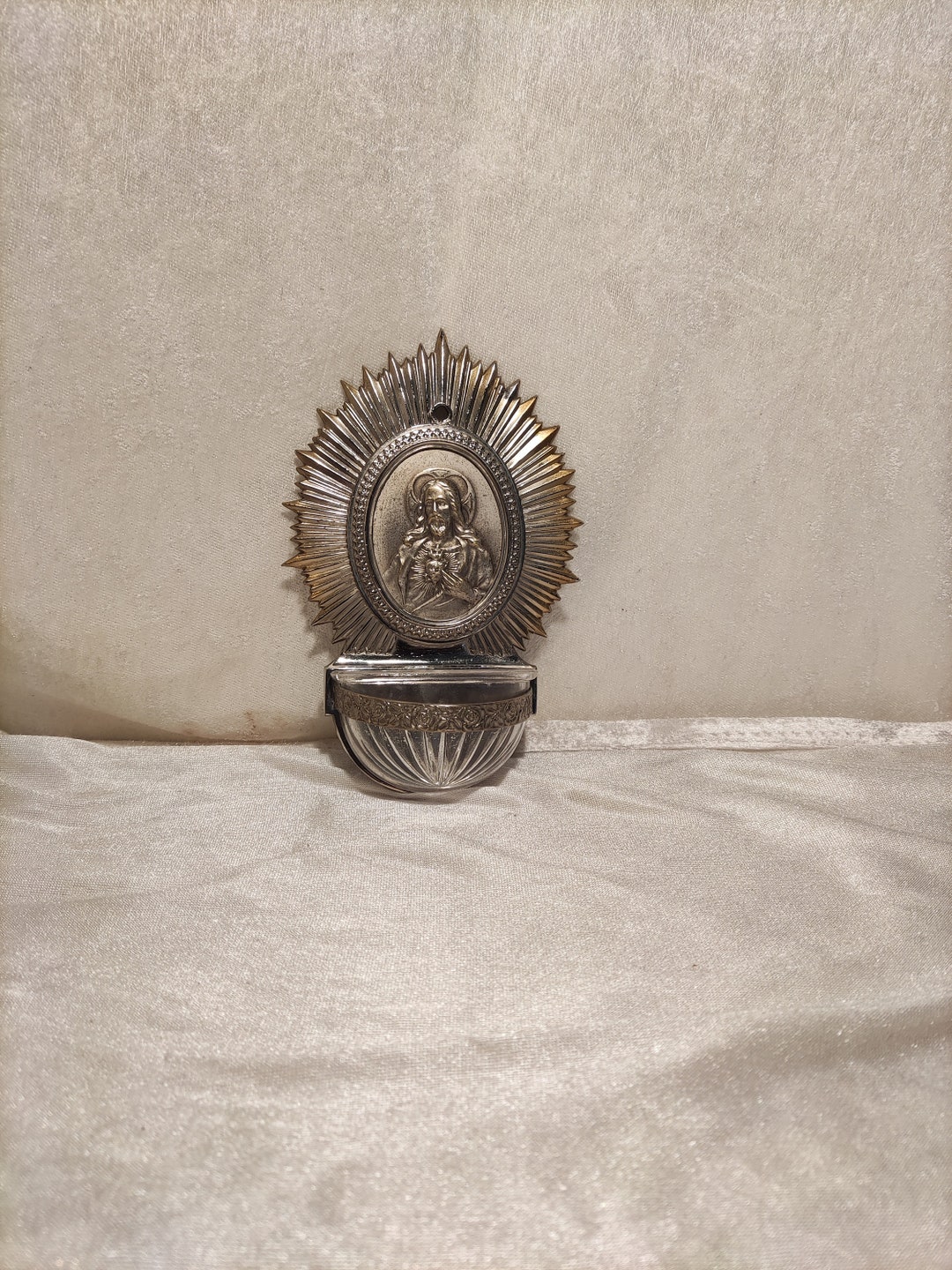 Holy Water Basin Ornamental Basin Ecclesiastical Devotional Christian ...