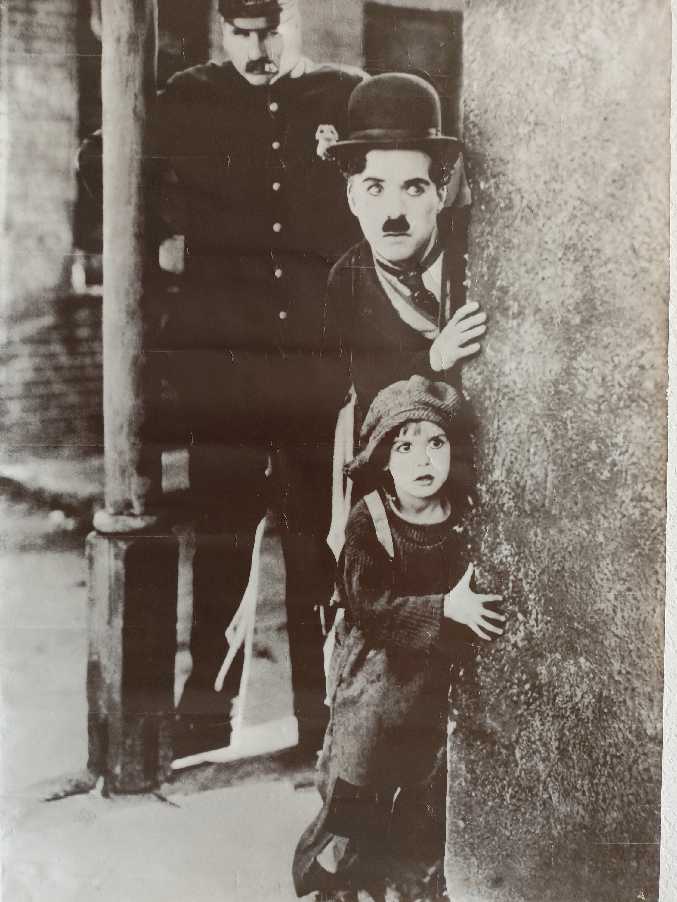 Shabby Original 80s Poster Charlie Chaplin the Kid, an Original Poster ...