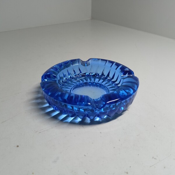 Heavy Glass Ashtray - Etsy