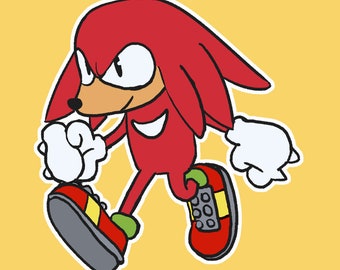 Knuckles Sticker | Etsy