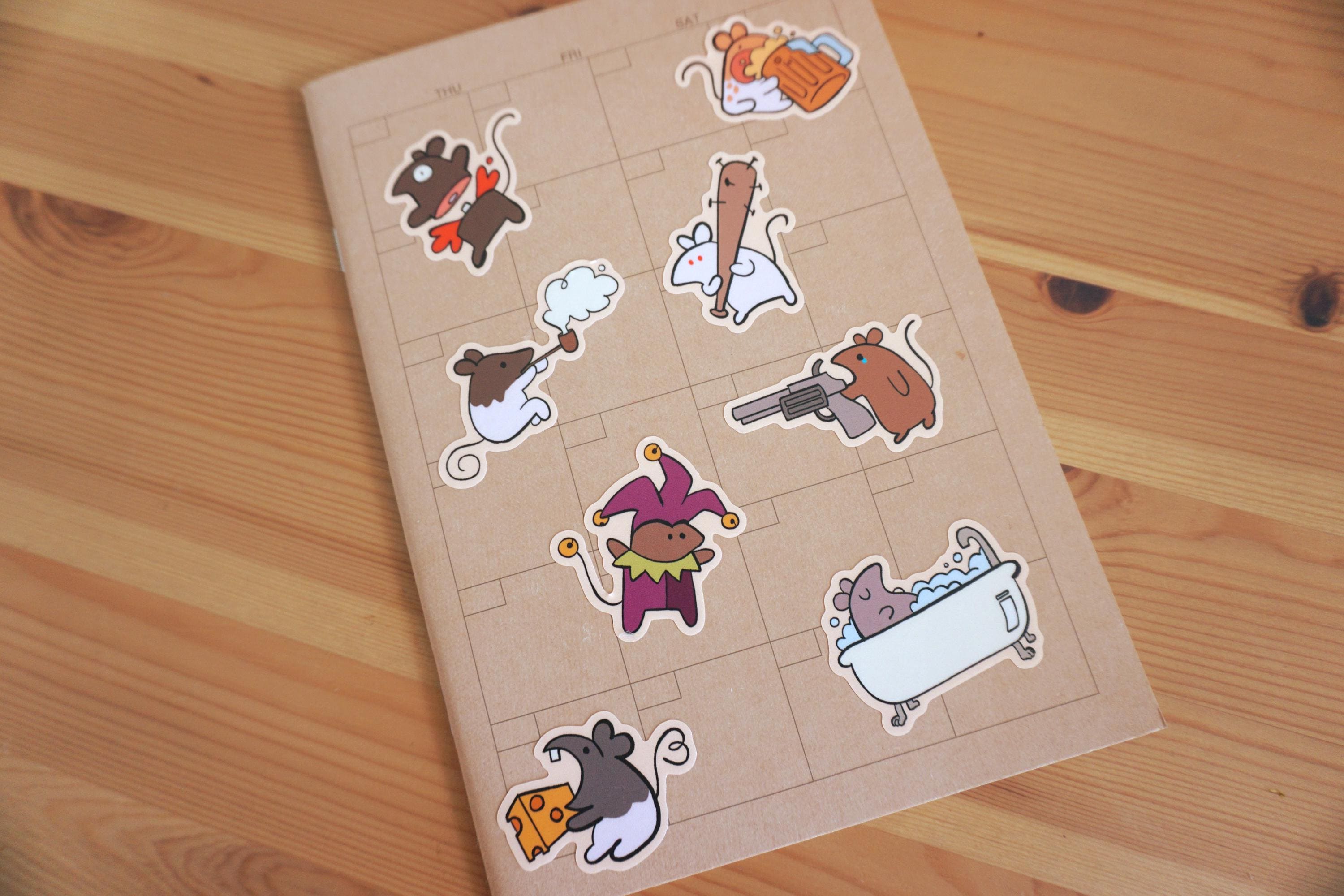 Rat Behavior Sticker Sheet - Etsy